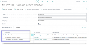 Workflows Overview In Business Central - Business Central Geek