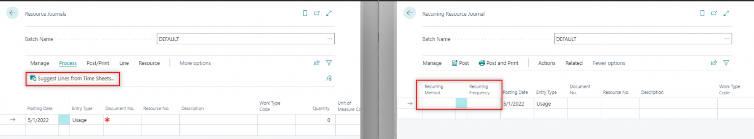How To Use Recurring Journals In Business Central - Business Central Geek