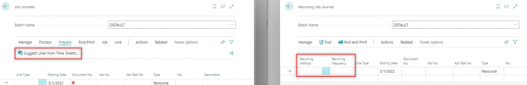 How To Use Recurring Journals In Business Central - Business Central Geek