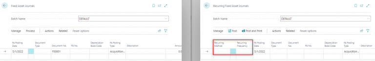 How To Use Recurring Journals In Business Central - Business Central Geek