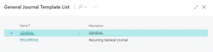 How To Use Recurring Journals In Business Central - Business Central Geek