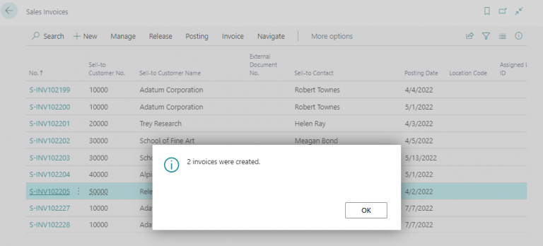 How To Create Recurring Invoices In Business Central - Business Central Geek