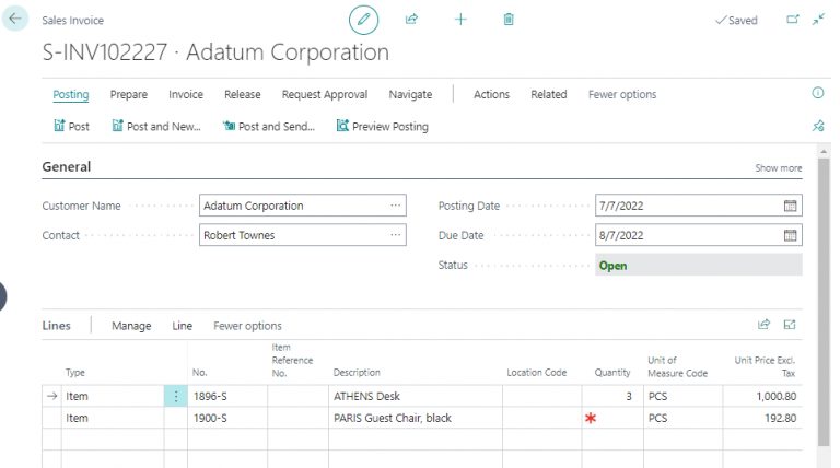 How To Create Recurring Invoices In Business Central - Business Central Geek