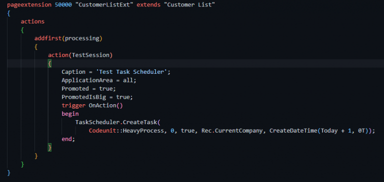 How To Run Background Processes In Business Central: TaskScheduler ...