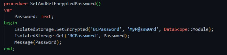 How To Use Isolated Storage In Business Central - Business Central Geek