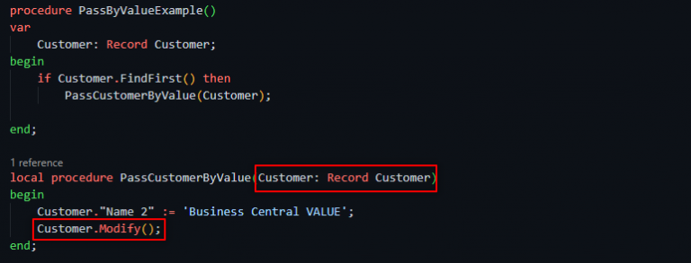 Passing By Value Or By Reference In Business Central - Business Central Geek