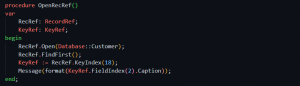 How To Use RecordRef, FieldRef, And KeyRef In Business Central ...