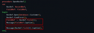 How To Use RecordRef, FieldRef, And KeyRef In Business Central ...