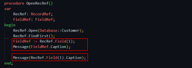 How To Use RecordRef, FieldRef, And KeyRef In Business Central ...