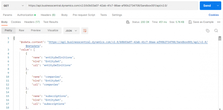 How To Use Standard APIs In Business Central - Business Central Geek