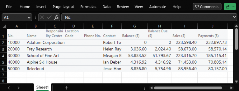 7 Excel Tips For Business Central - Business Central Geek