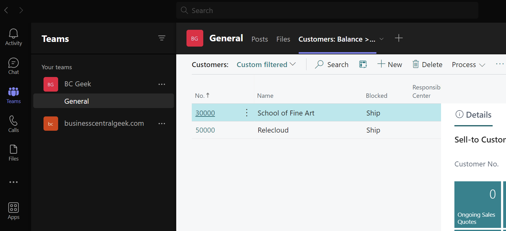 How To Integrate Microsoft Teams With Business Central - Business Central Geek