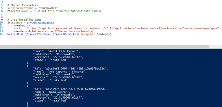How To Access Admin Center API In Business Central - Business Central Geek
