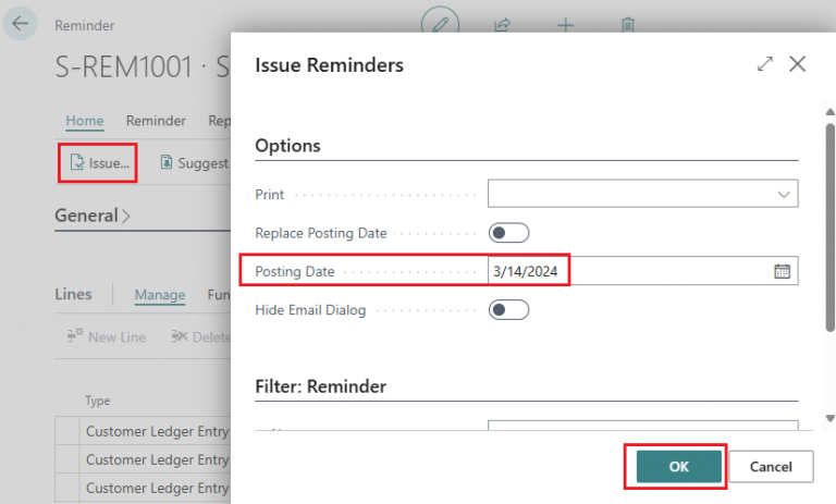 How To Send Reminders In Business Central - Business Central Geek