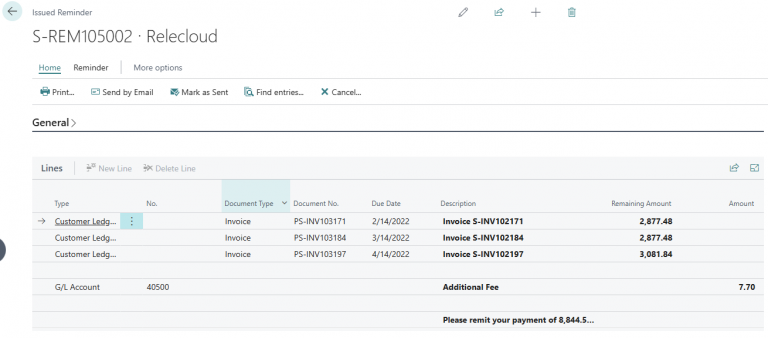 How To Send Reminders In Business Central - Business Central Geek