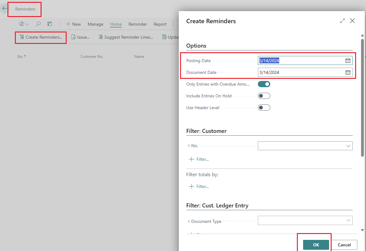 How To Send Reminders In Business Central - Business Central Geek